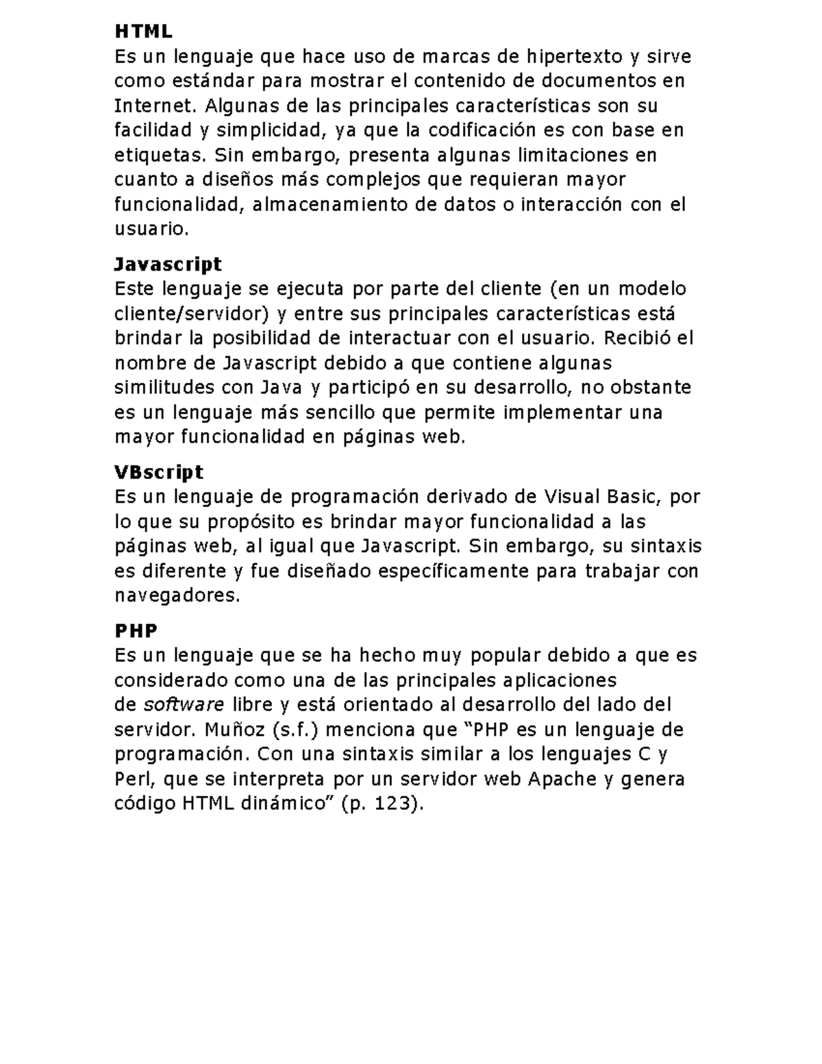 Lenguajes DE Programacion - HTML Es un lenguaje que hace uso de marcas ...