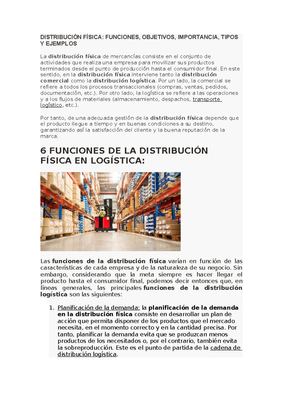 Distribución Física - DISTRIBUCION FISICA - DISTRIBUCIÓN FÍSICA ...