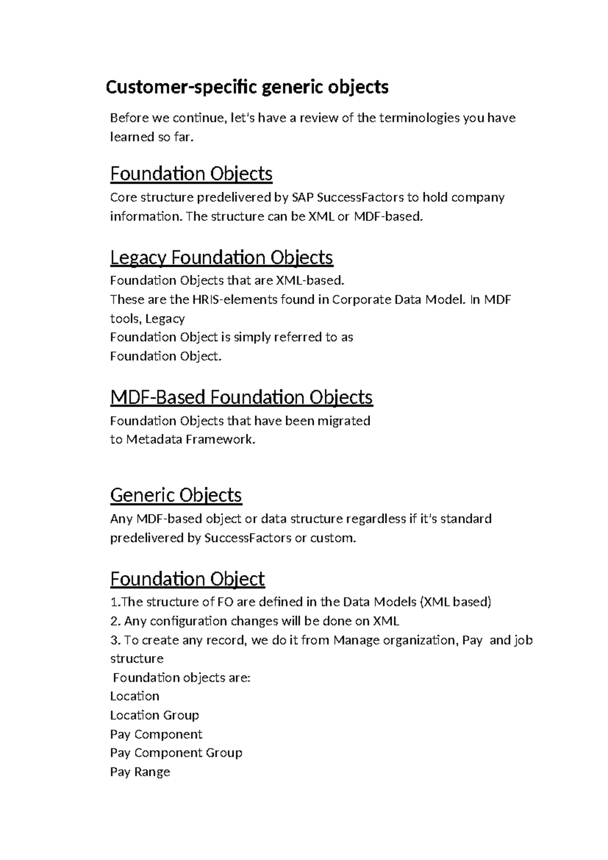 SAP Generic Objects - please read - Customer-specific generic objects ...