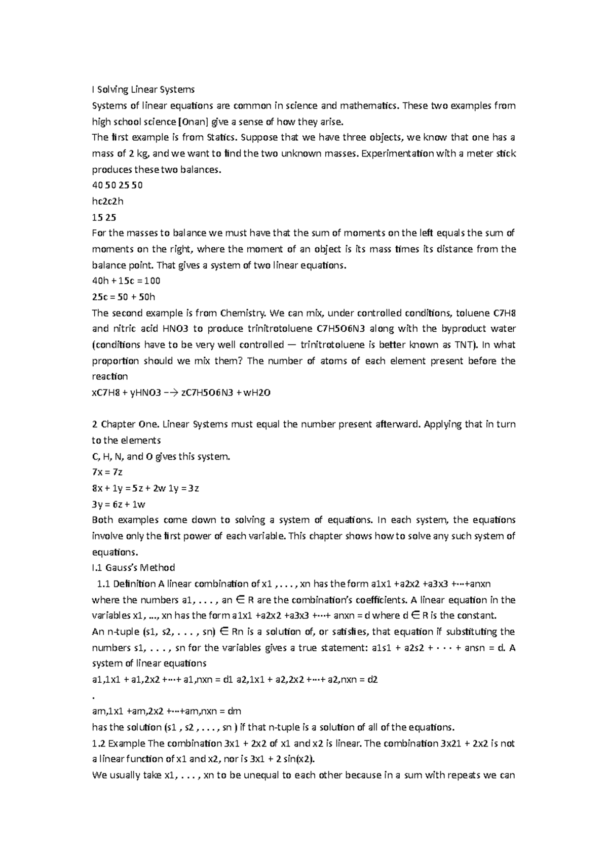 Solving Linear Systems I Solving Linear Systems Systems Of Linear solving-linear-systems-i-solving-linear-systems-systems-of-linear