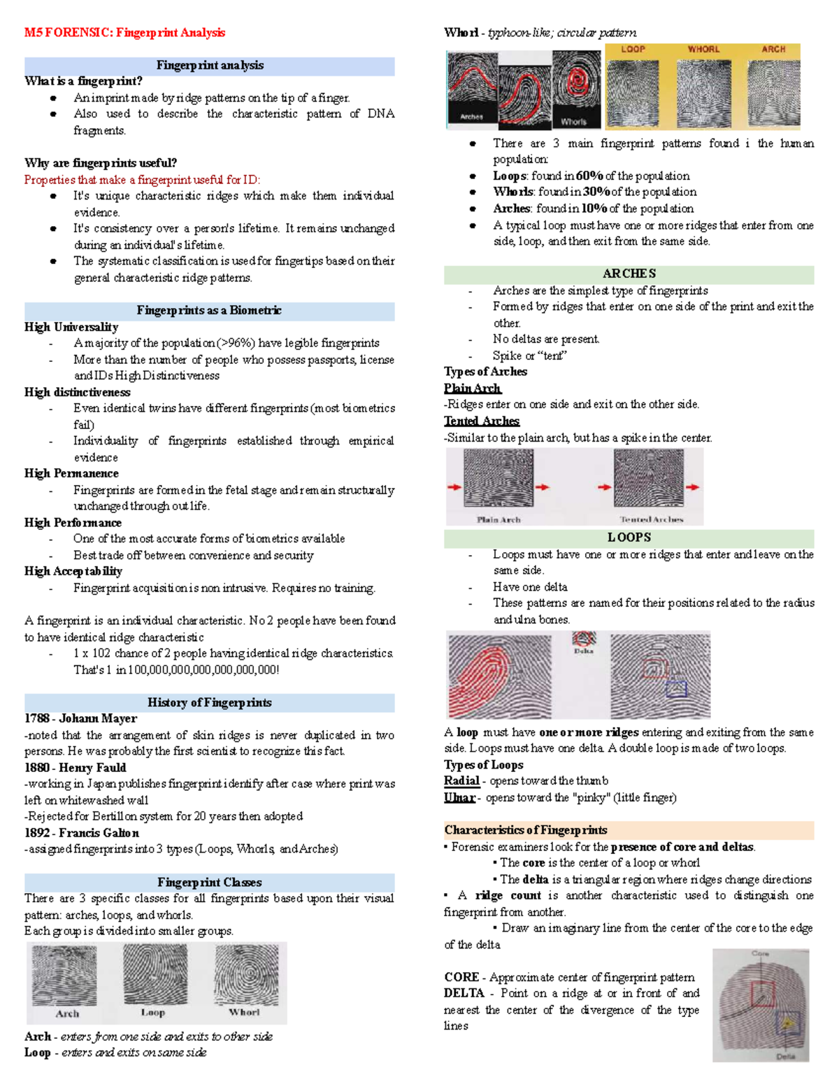 M5- Forensic Fingerprint-analysis - M5 FORENSIC: Fingerprint Analysis ...