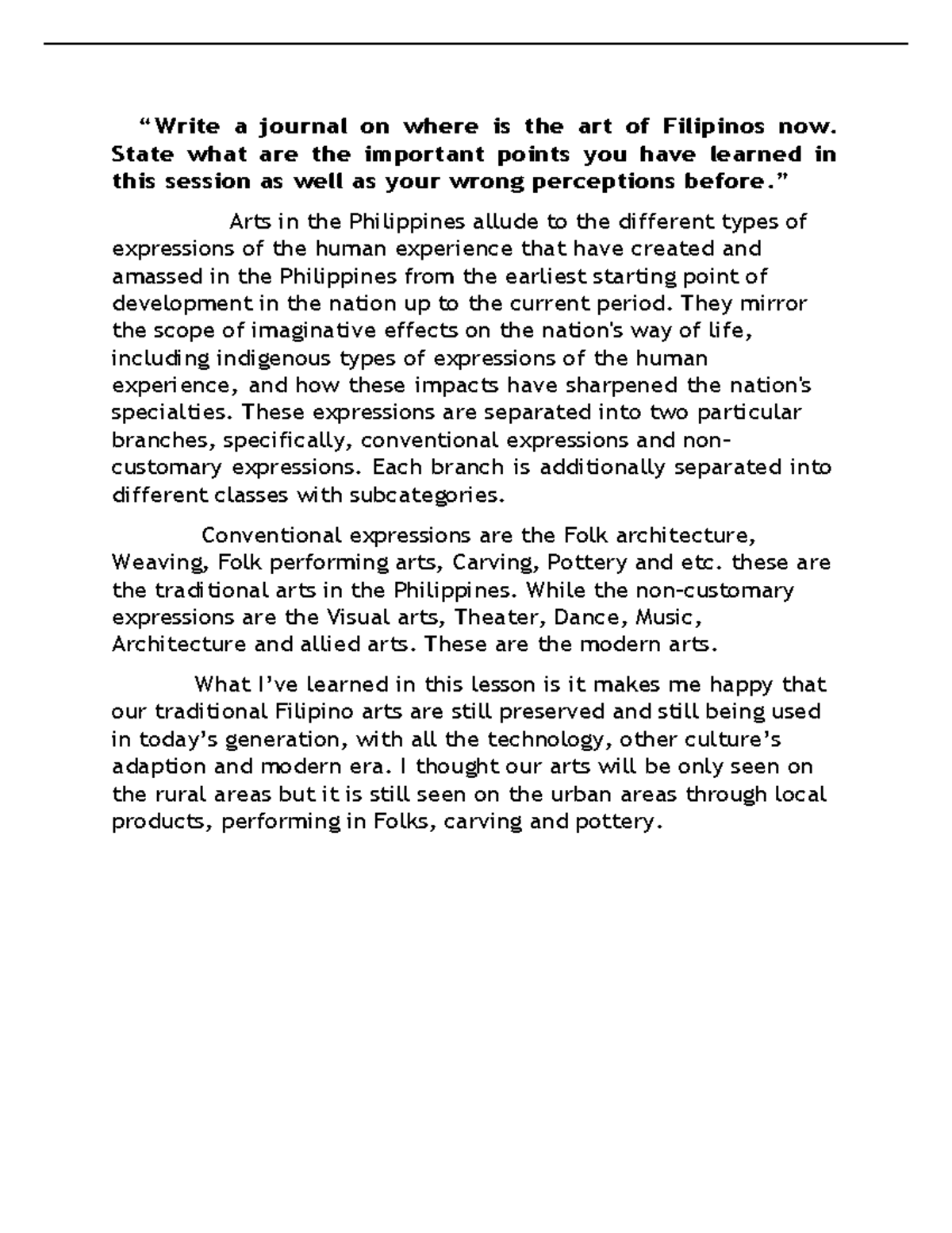 What Makes Filipino Art Unique Essay at Caitlyn Buvelot blog