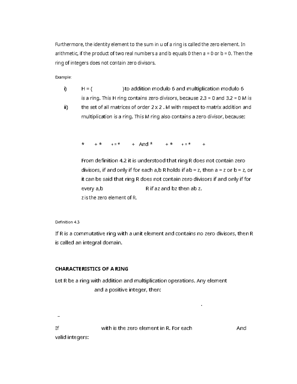 Algebraic structures-16 - Furthermore, the identity element to the sum ...