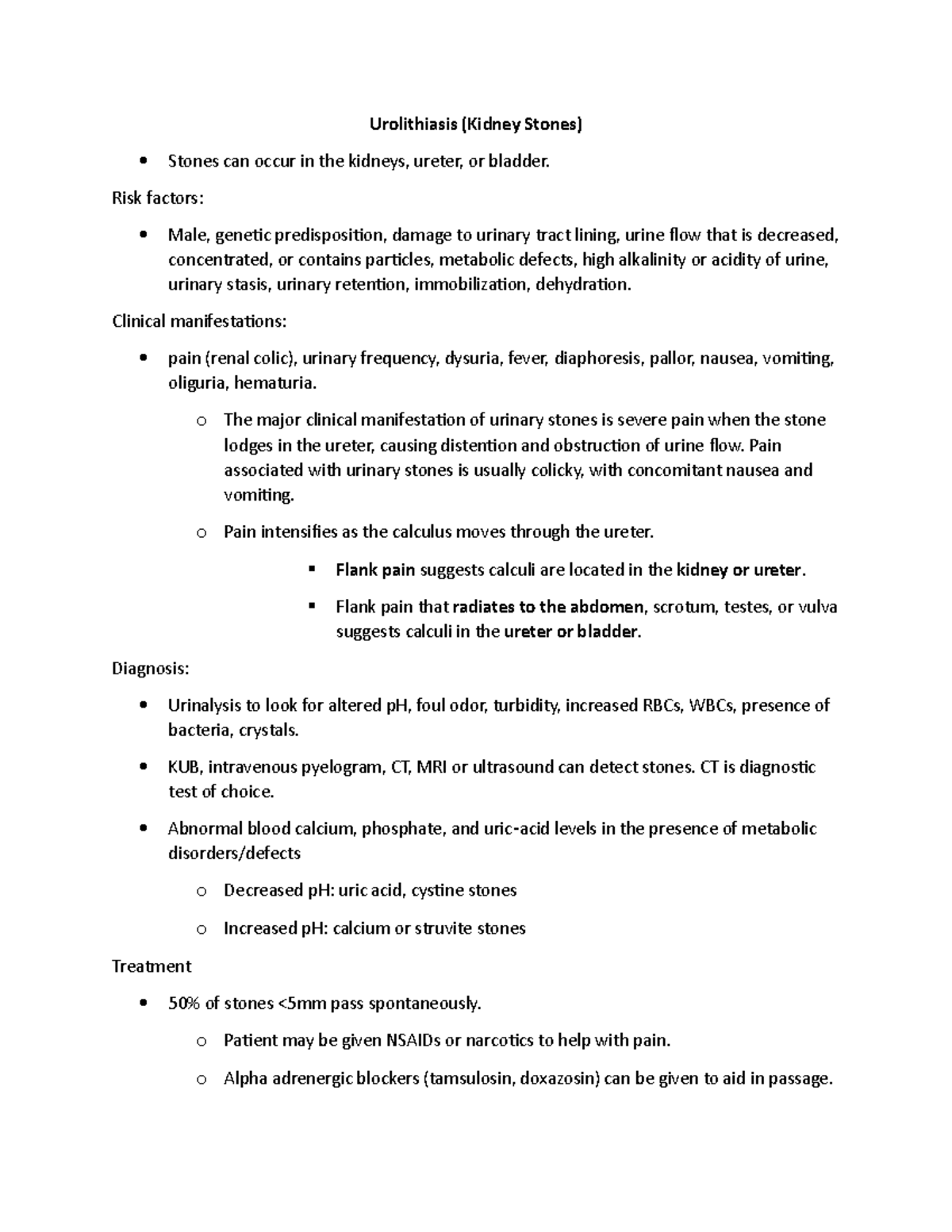 Renal disorder notes 2 - Helpful to survive nursing school ...