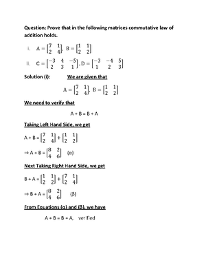 Skew symmetric matrix examples - Question: Which of the following ...