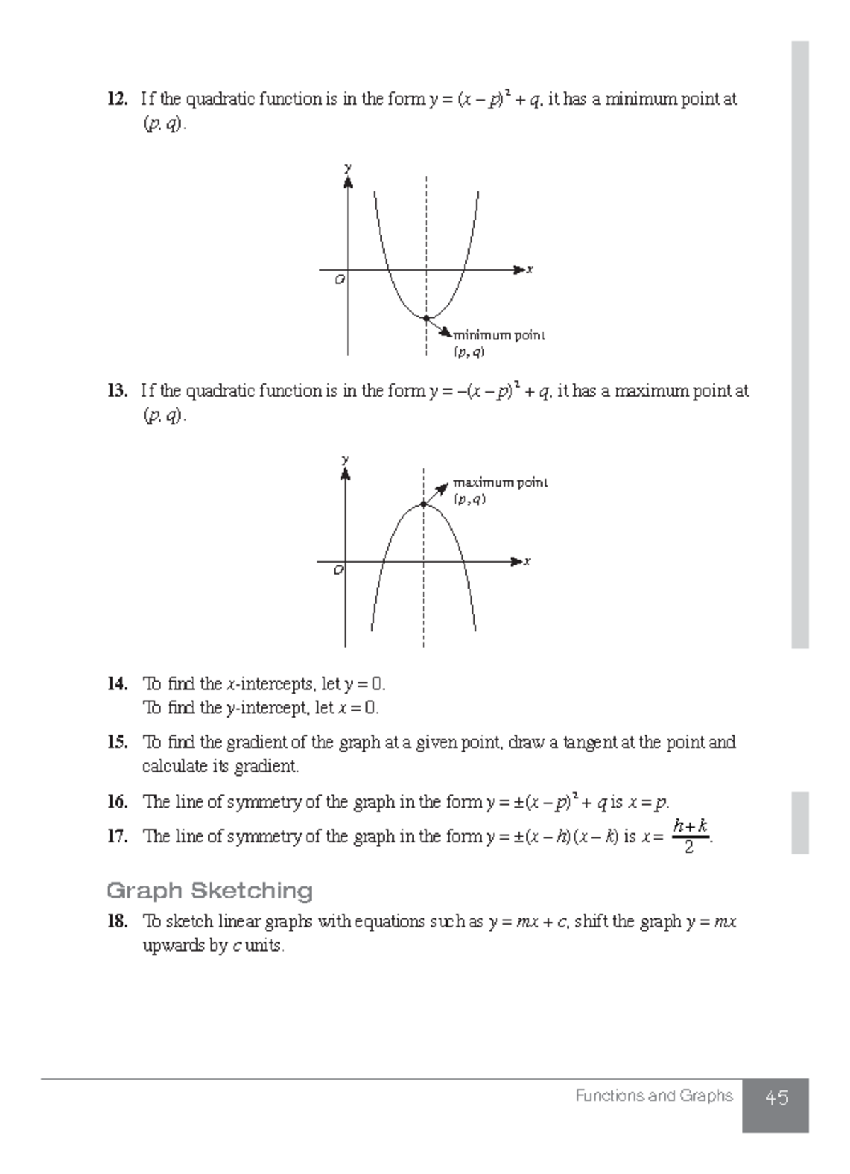 51 - Hello - Functions and Graphs 45 If the quadratic function is in ...