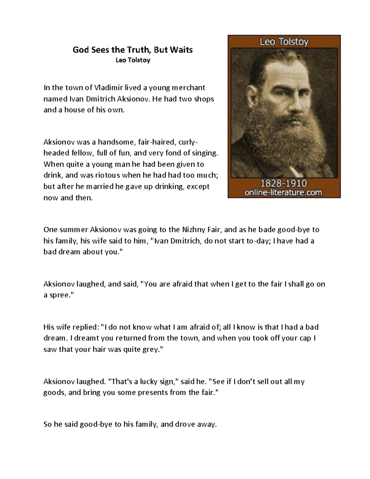 God See and Always Sees the Truth in Us.pdf - God Sees the Truth, But ...