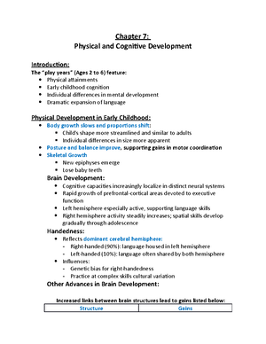 HDF 303 Notes Chapter 1 - Chapter 1: Research and Assessment in Early ...