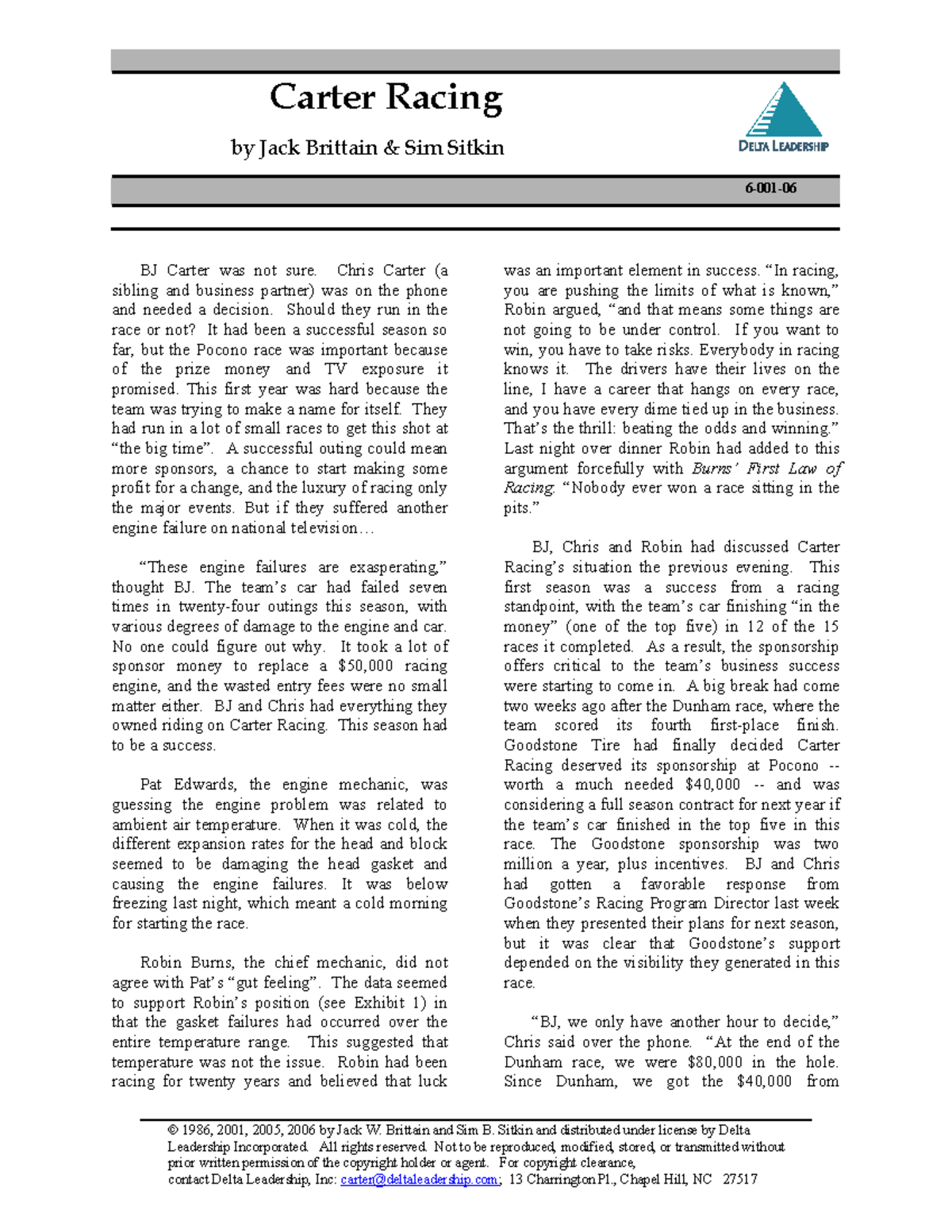 Carter-Racing-A - carter racing a - Carter Racing by Jack Brittain ...