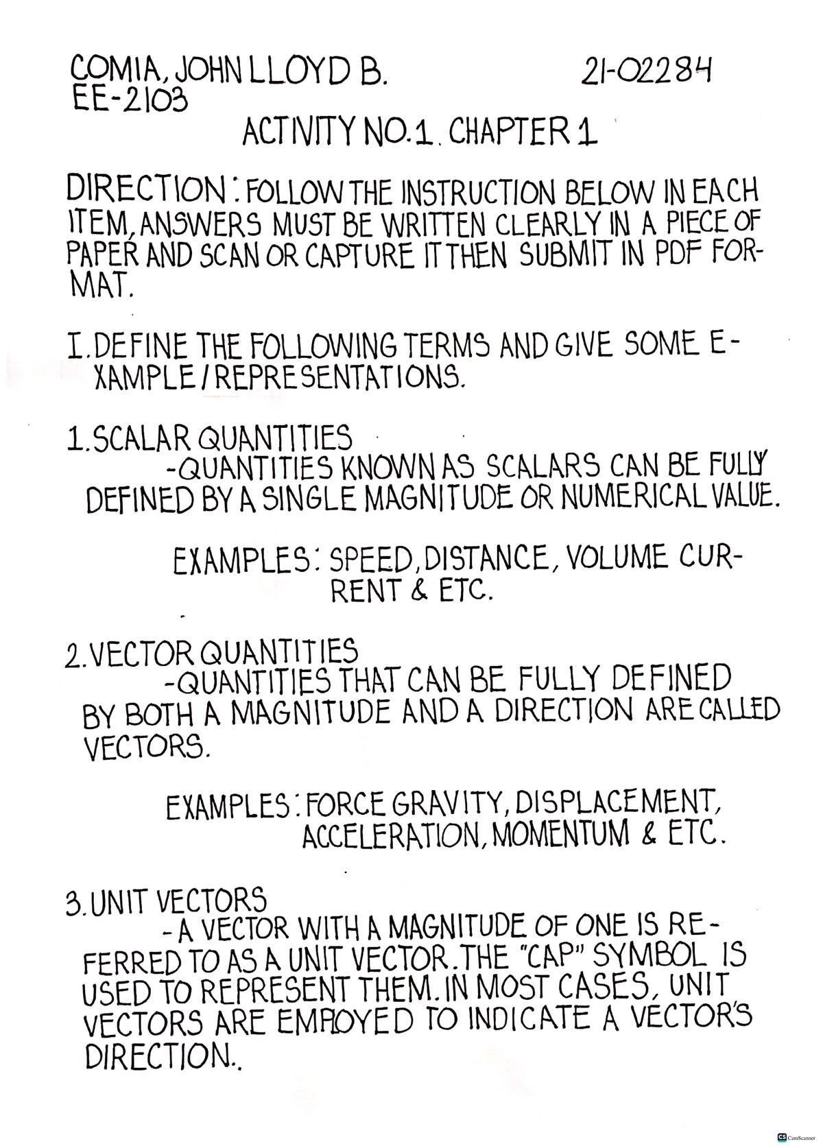 Electromagnetics Activity No Electrical Engineering Studocu