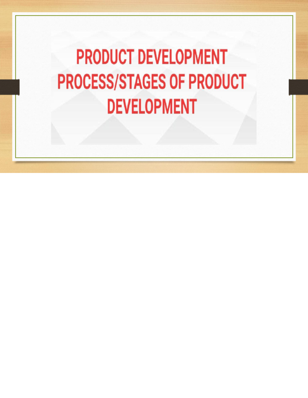 Product Development It S Lecture Notes Marketing Management Studocu
