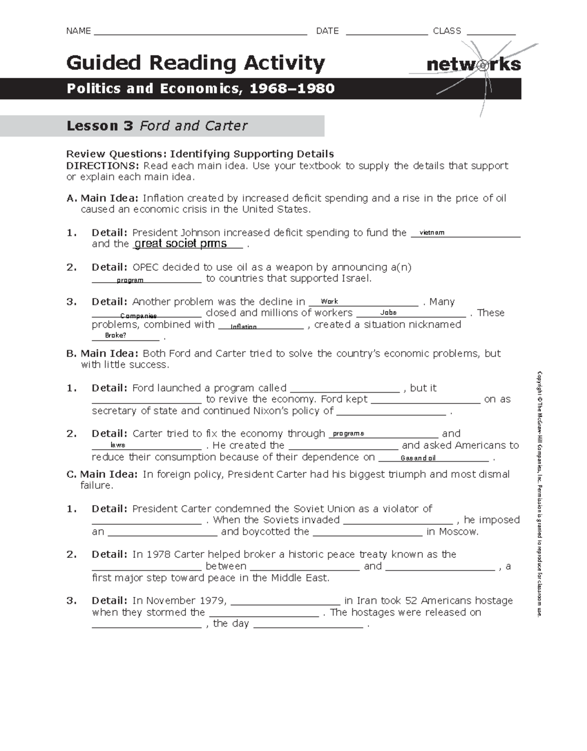 Kami Export - Christopher Owens - 28.3 Guided Reading - Copyright © The ...