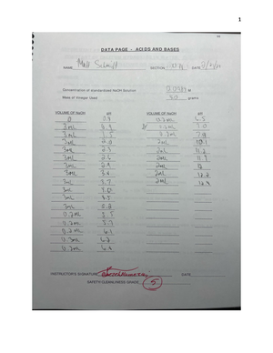 Chem 102 Lab 2 - CHEM 102 Lab 2 on Kinetics - Introduction In the ...