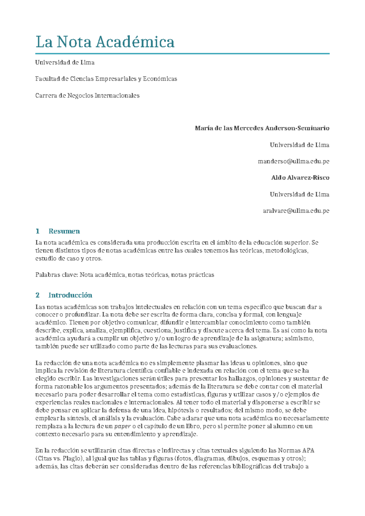 GCI - Sem 08 - Ses 15 - B La Nota Académica - La Nota Académica ...
