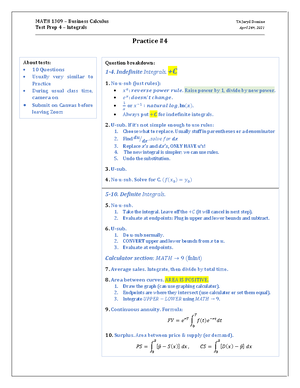 Section 11.5 homework - Math 1309 - Studocu
