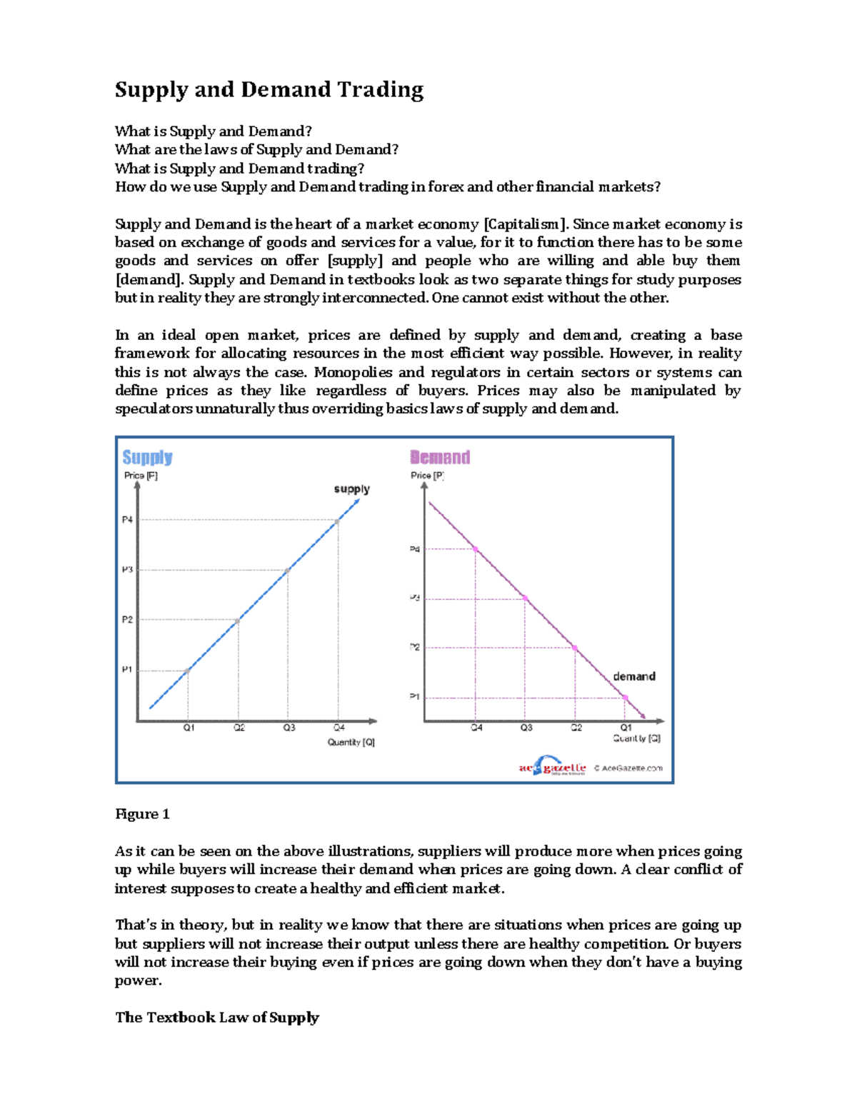 Supply AND Demand - Supply and Demand Trading What is Supply and Demand ...
