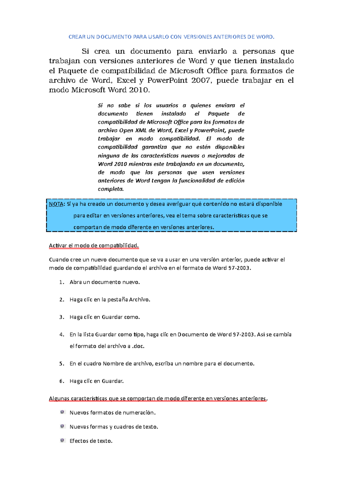 TP WORD 2016-TP1-Ej1 Autoasistido - CREAR UN DOCUMENTO PARA USARLO CON ...