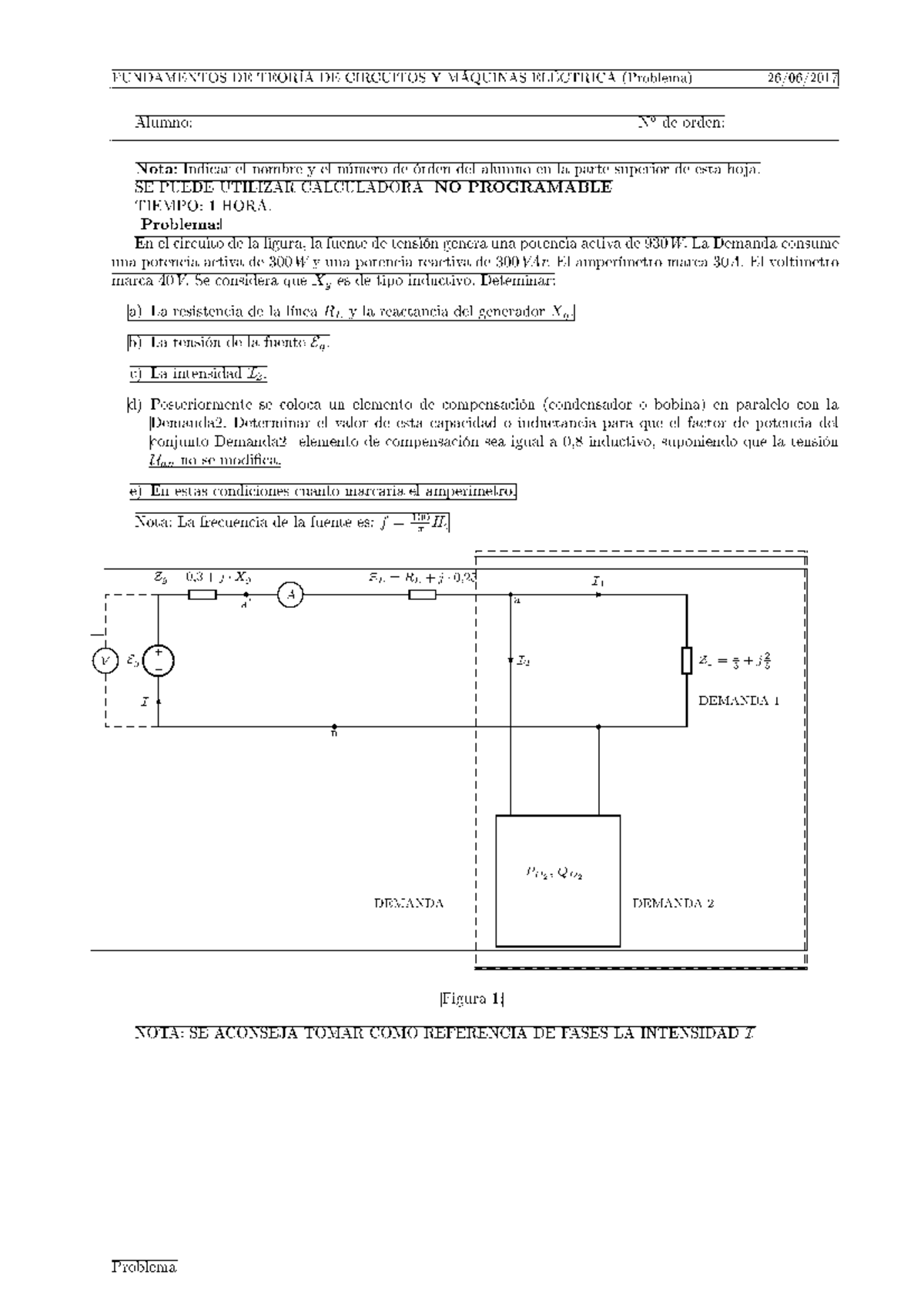 Examen Ftcy Me Junio 2017 Problemas Fundamentos De Teoria De