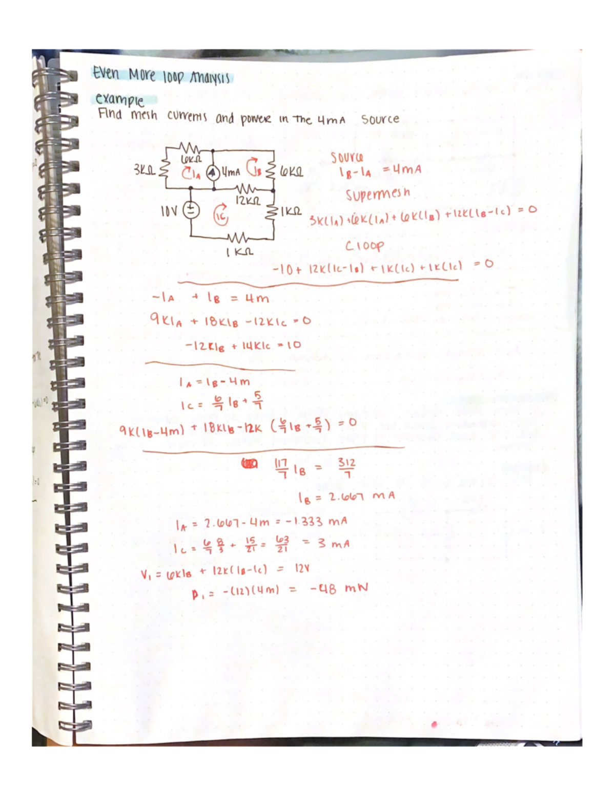 Even more loop analysis - ENGR21200001 - Studocu