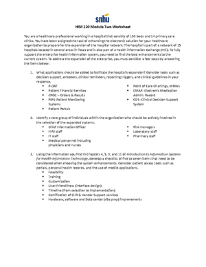 Module 3 Worksheet instructions - 1. Update the name of the Branches ...