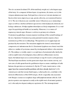 histology pathology - Epidermis The desquamation process allows the ...