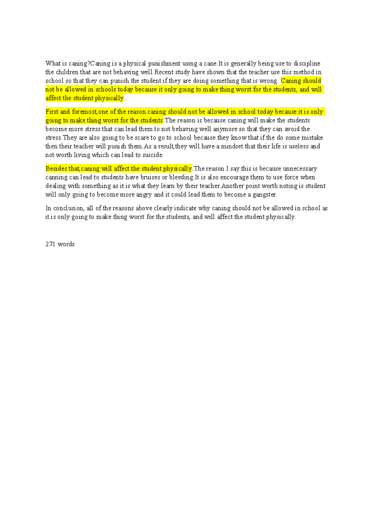 What is caning example - What is caning?Caning is a physical punishment ...