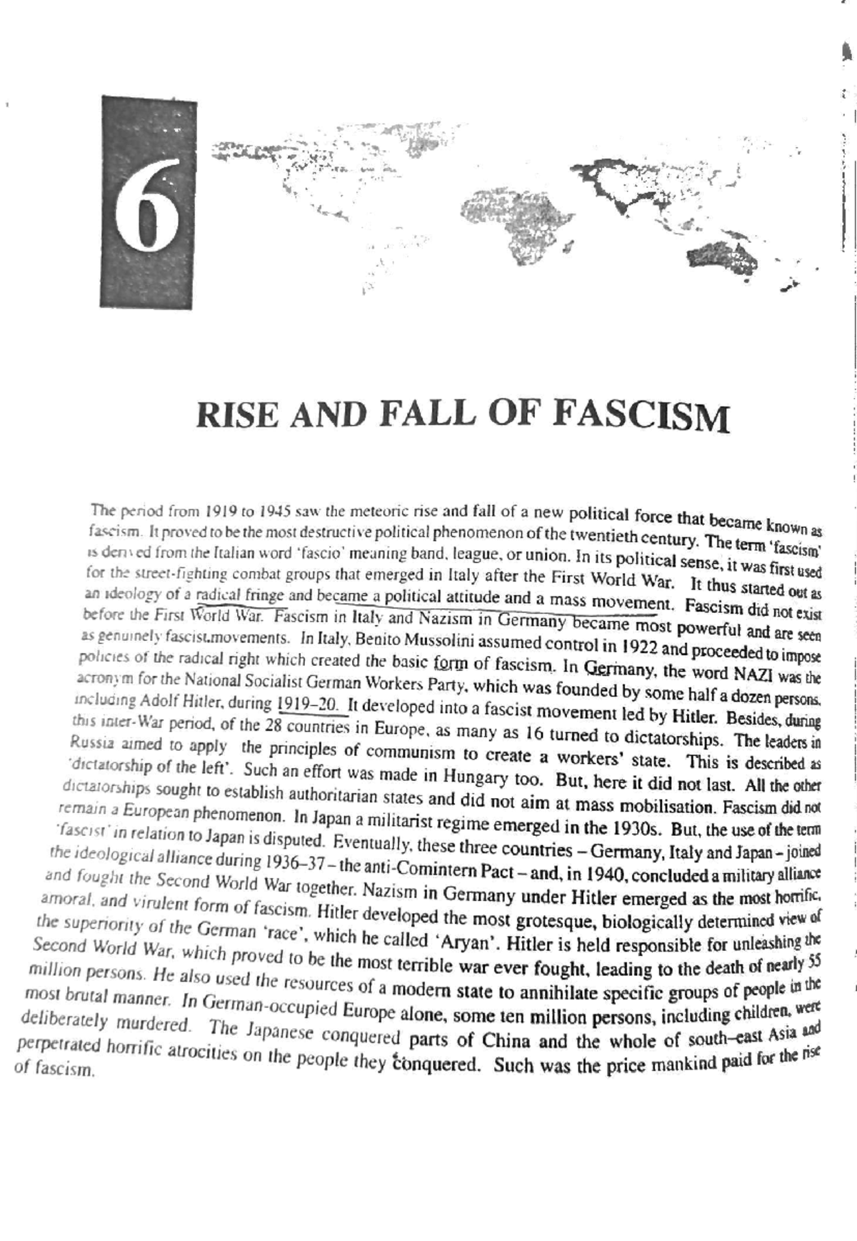 Nazism and fascism - Political science - Studocu