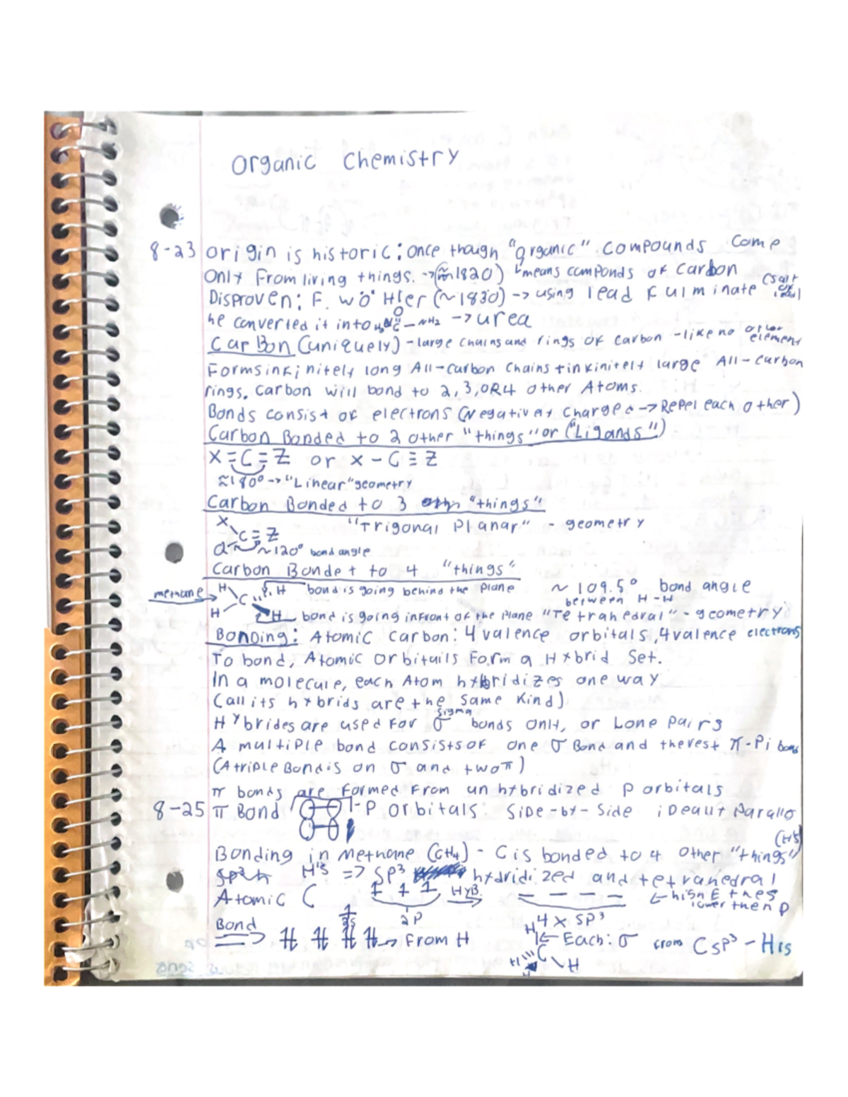 Organic Chemistry Note 1-3 - organic Chemistry ori gin is historic ...