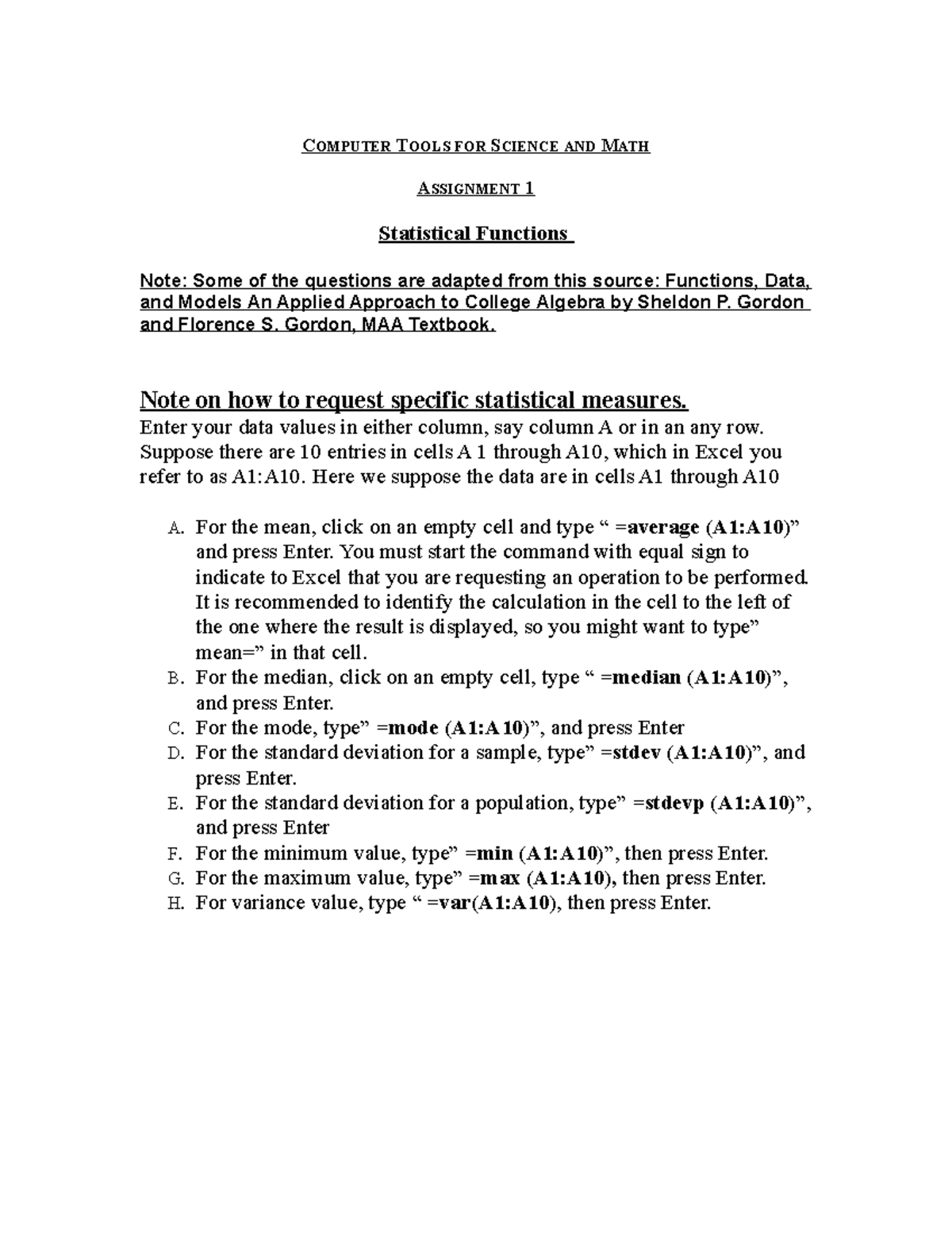 UTF-8''Assignment%201%20revised%20J20%281%29 - COMPUTER TOOLS FOR ...
