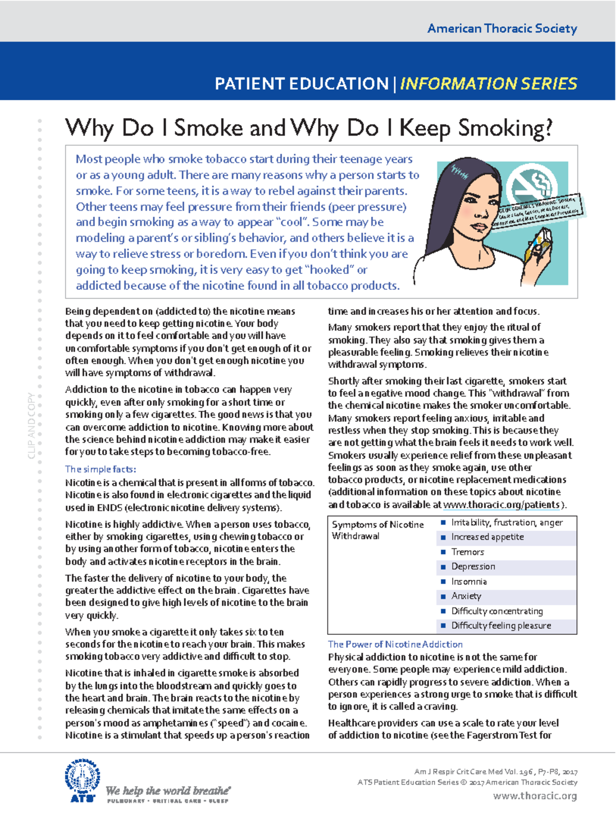 Why do i smoke. The bad influence and effects of smoking - American ...