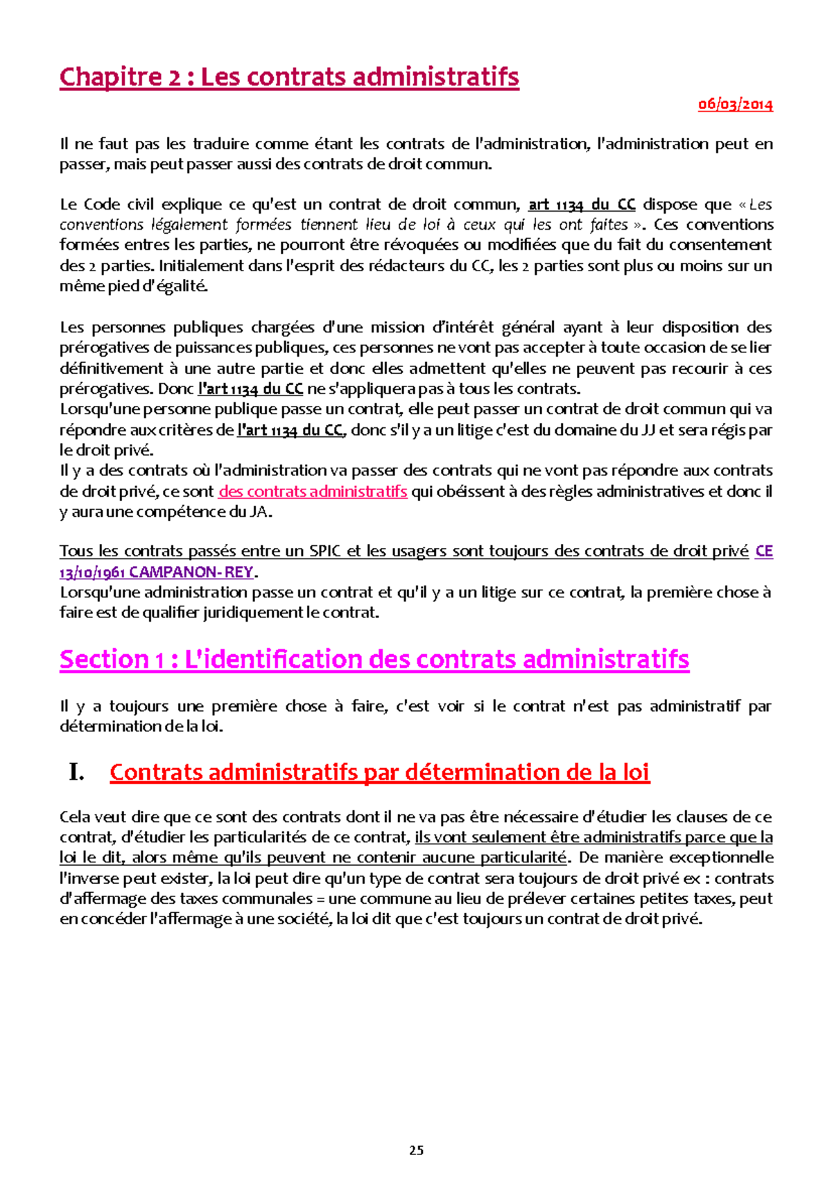Titre 2 Chapitre 2 Droit Administraif - Chapitre 2 : Les contrats ...