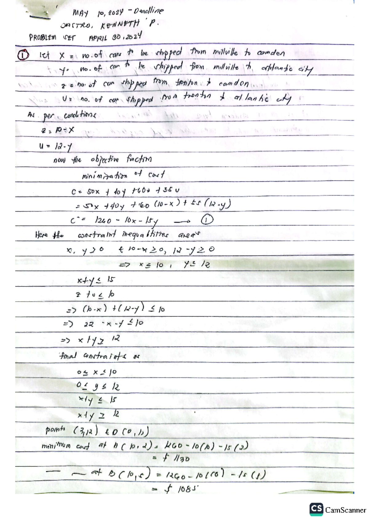 Kenneth P. Castro Problem Solutuon - Mathematics in the Modern World ...