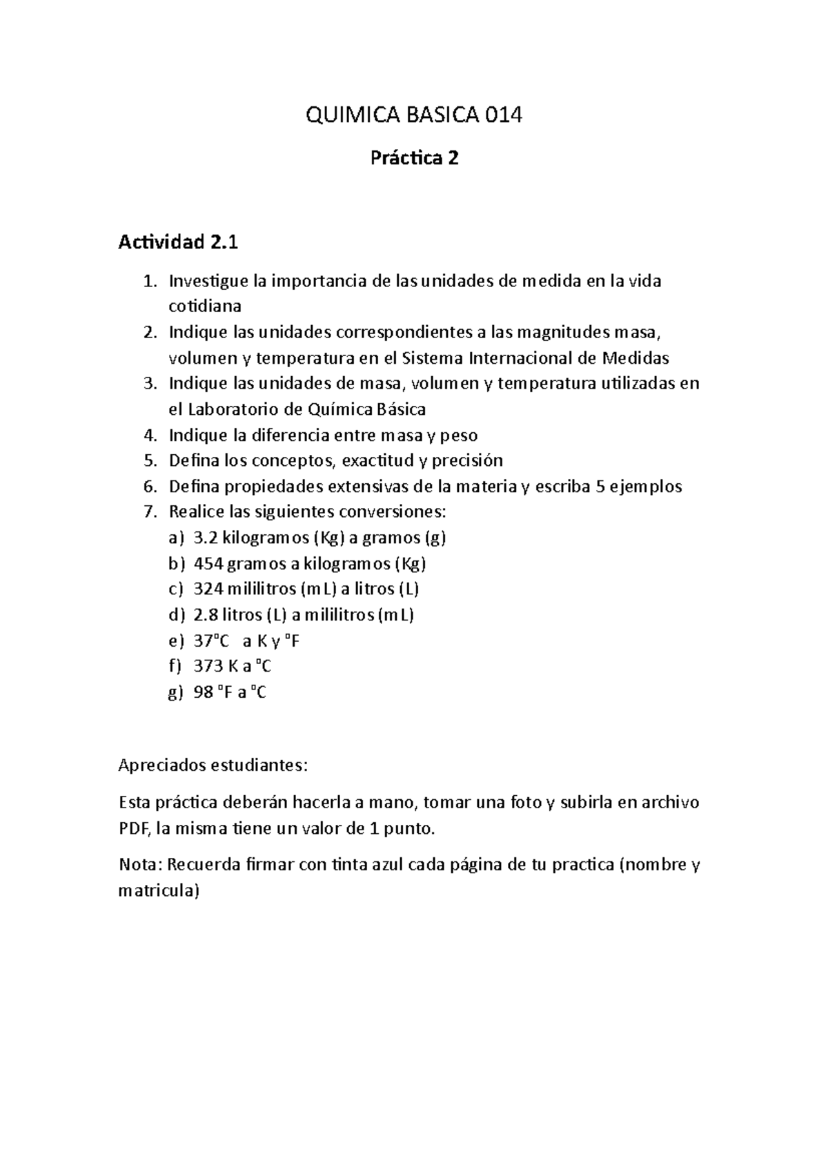 Guía de la Practica 2 Laboratorio de química Básica - QUIMICA BASICA ...