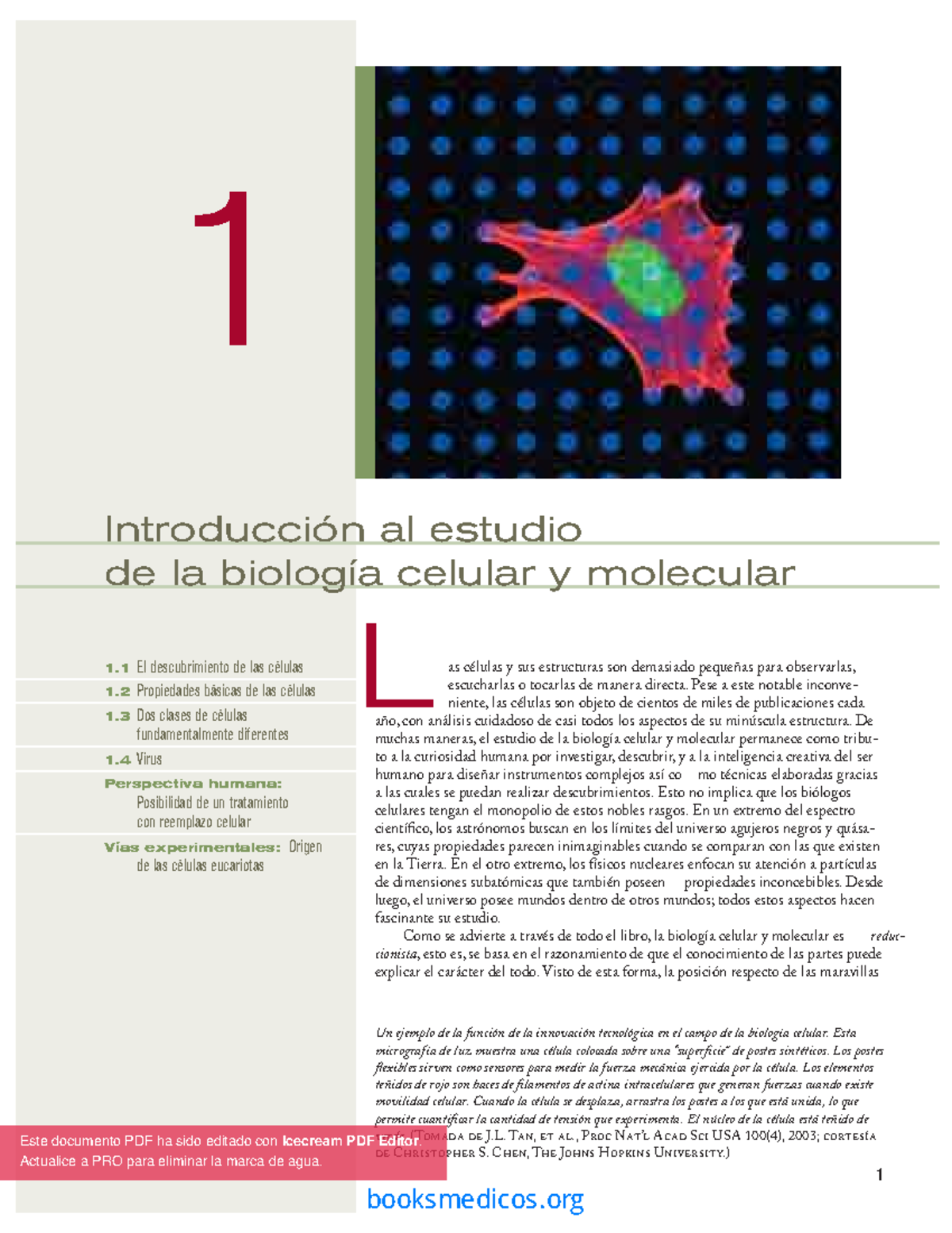 Biologia Celular y Molecular Karp 6a Edicion booksmedicoscapt 1 introduccion al estudio de la ...
