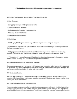 CS 4644 Deep Learning - How to design and train deep neural networks ...