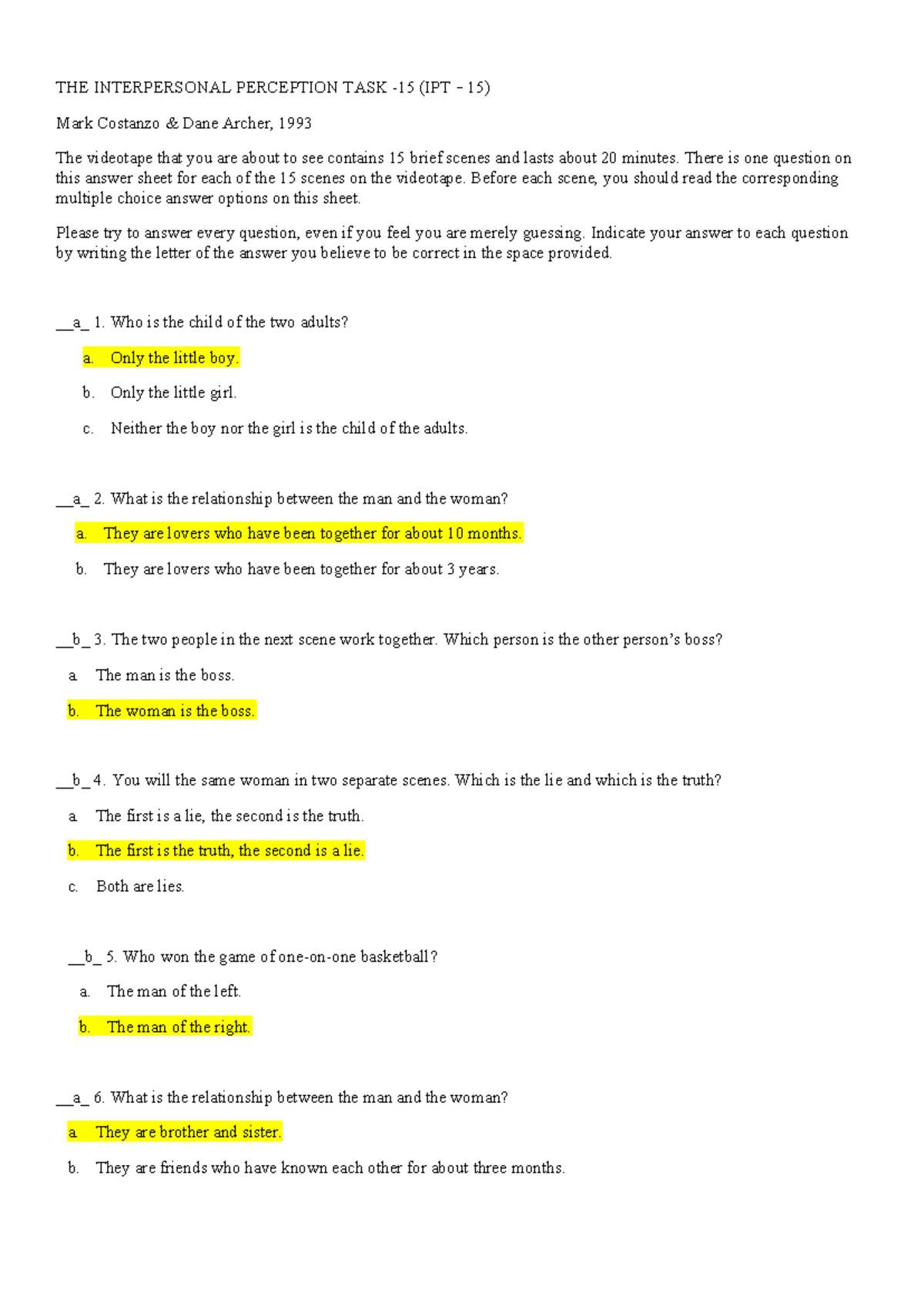 Week 4 Tutorial Answer Sheet IPT - THE INTERPERSONAL PERCEPTION TASK ...