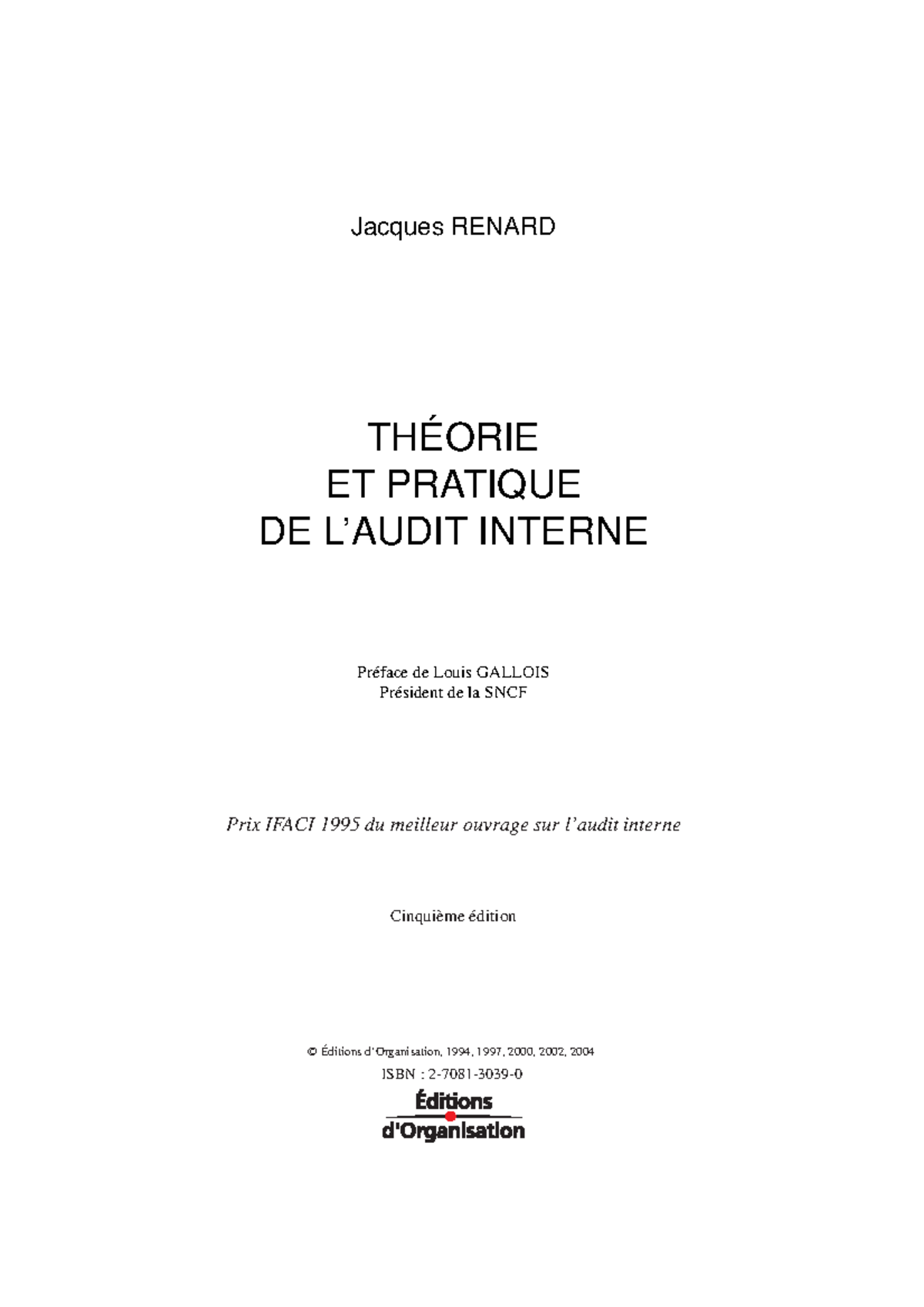 Partie 1 chap4 Renard - mémoire - Jacques RENARD THÉORIE ET PRATIQUE DE ...