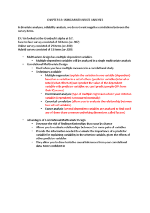 PSYC208 Describing DATA - CHAPTER 13: DESCRIBING DATA Parameter ...