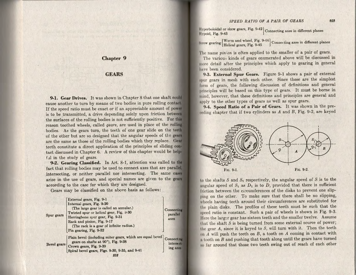 Gears - Elements of Mechanism - Bachelor of Science in Business ...