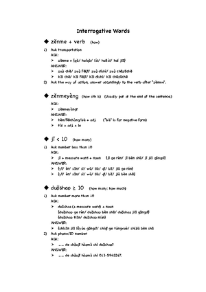 SBLF1053 A221 Final Exam Format - Final Exam Format FIVE sections (100 ...
