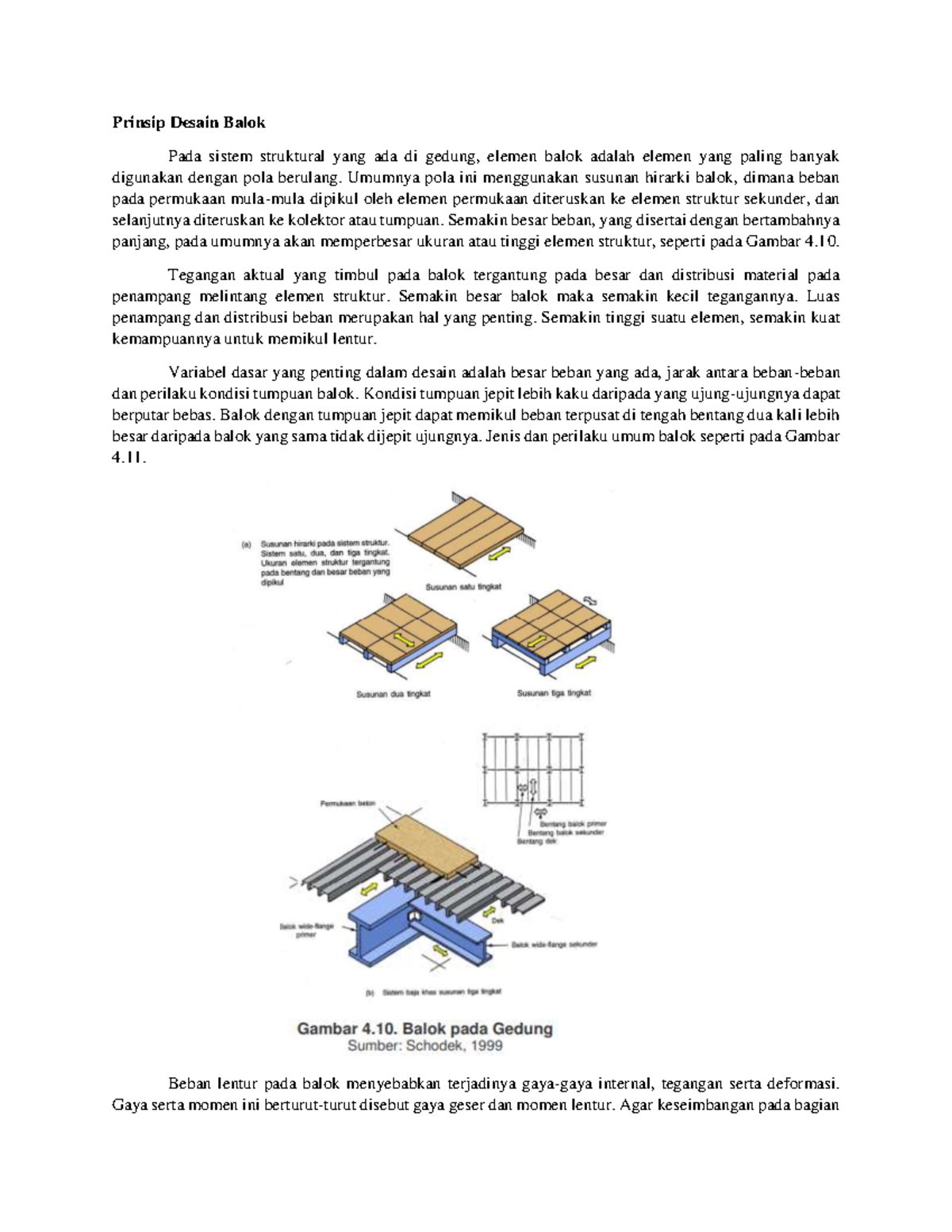 Materi Prinsip Desain Balok - Prinsip Desain Balok Pada sistem ...