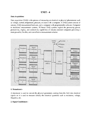 Sensor and Instrumentation Unit-1 Notes Part-1 - UNIT 1 Introduction ...