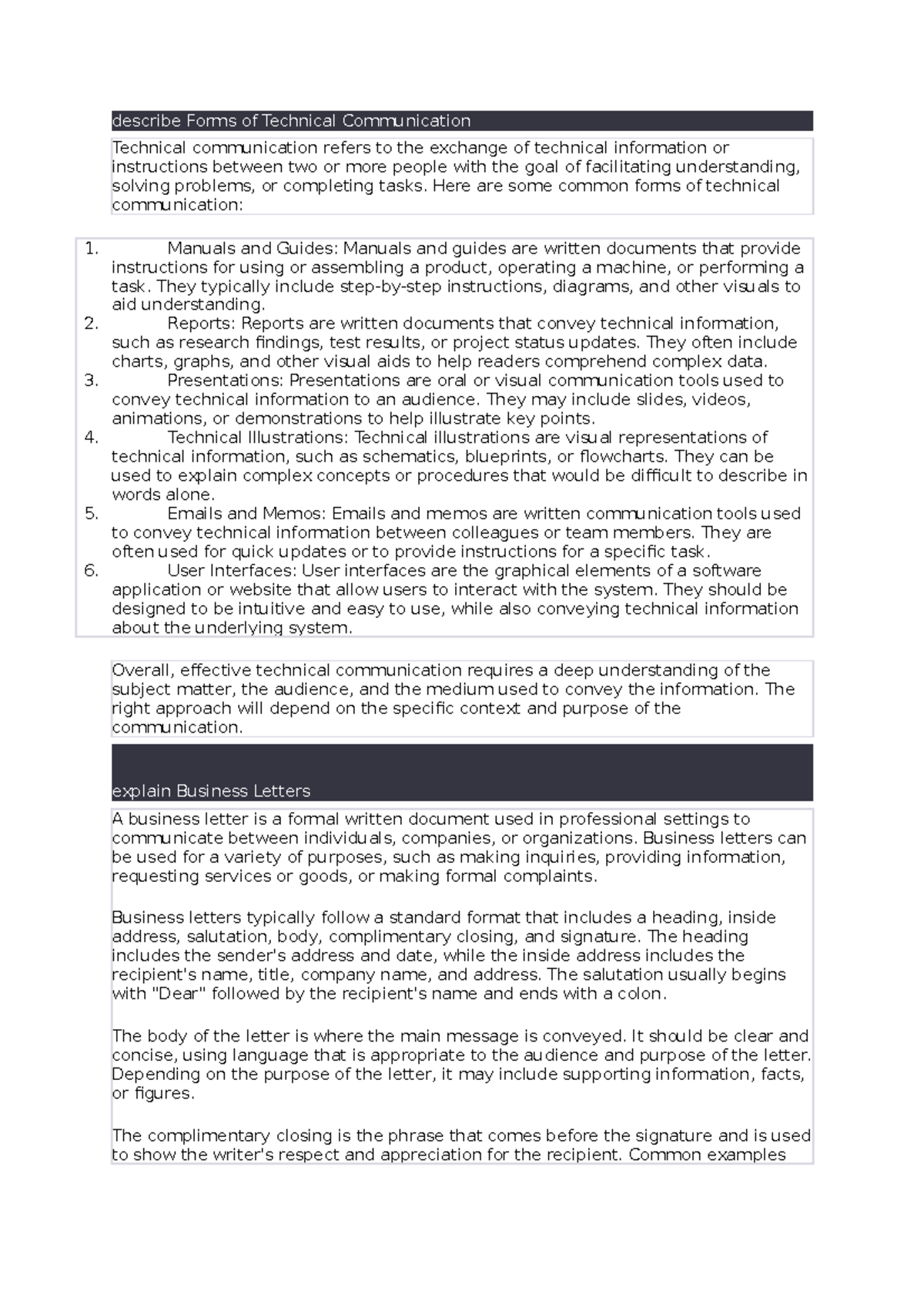 Mine - 1. Manuals and Guides: Manuals and guides are written documents ...