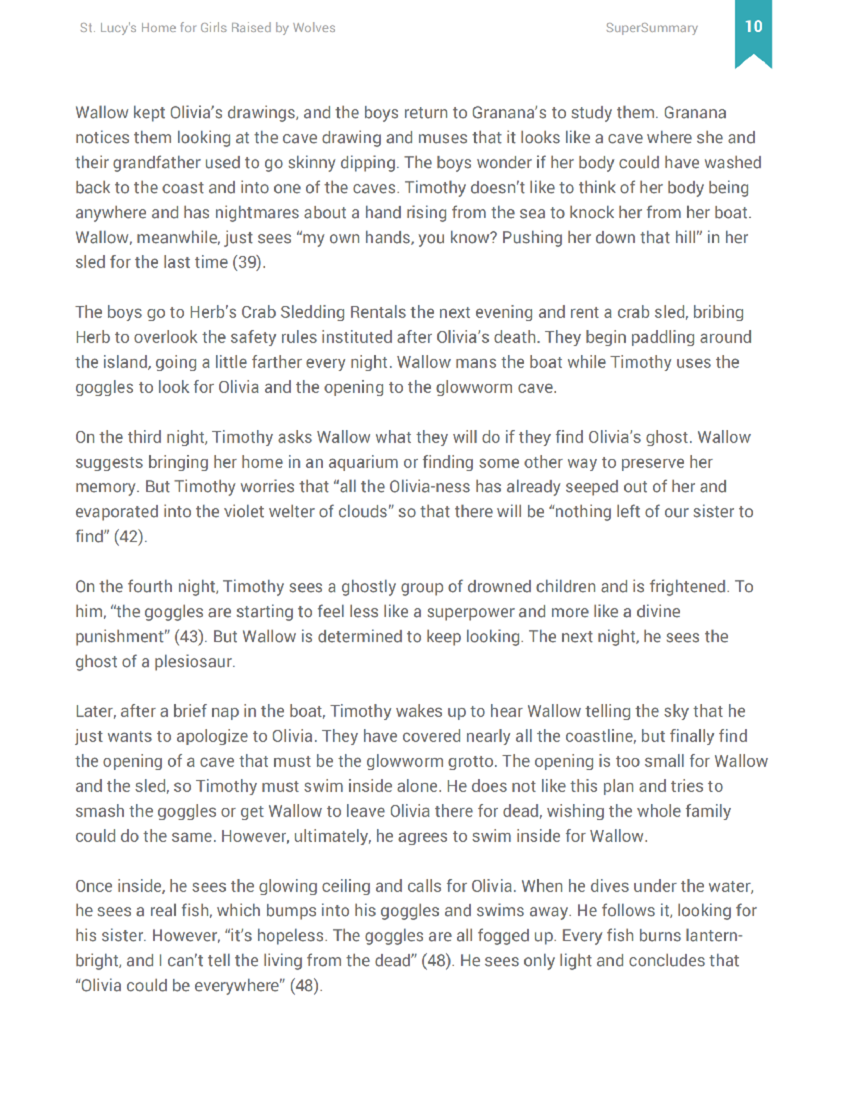 St. Lucy's Home for Girls Raised by Wolves - Super Summary Study Guide ...