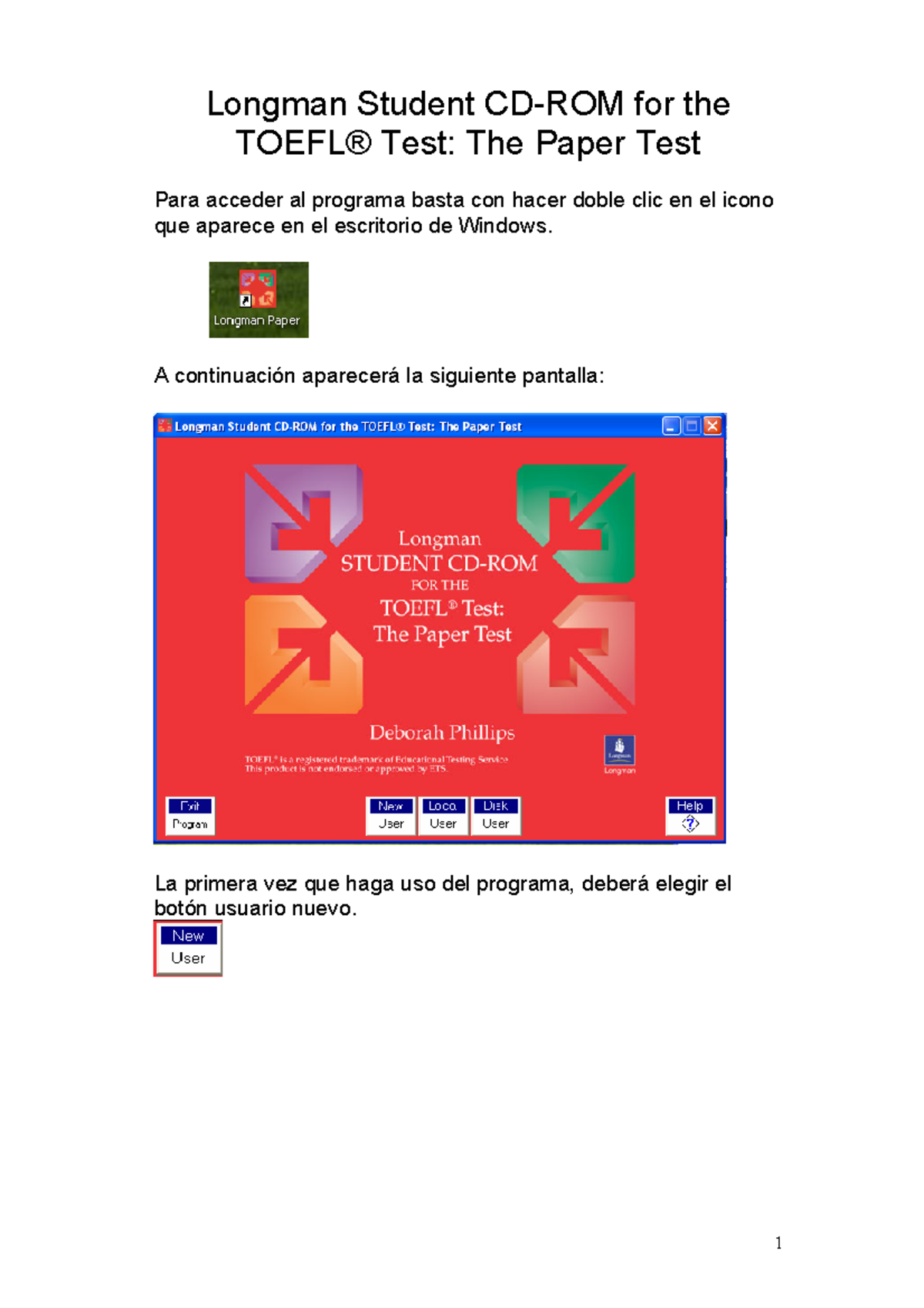 Longman Paper - Longman Student CD-ROM for the TOEFL® Test: The Paper ...