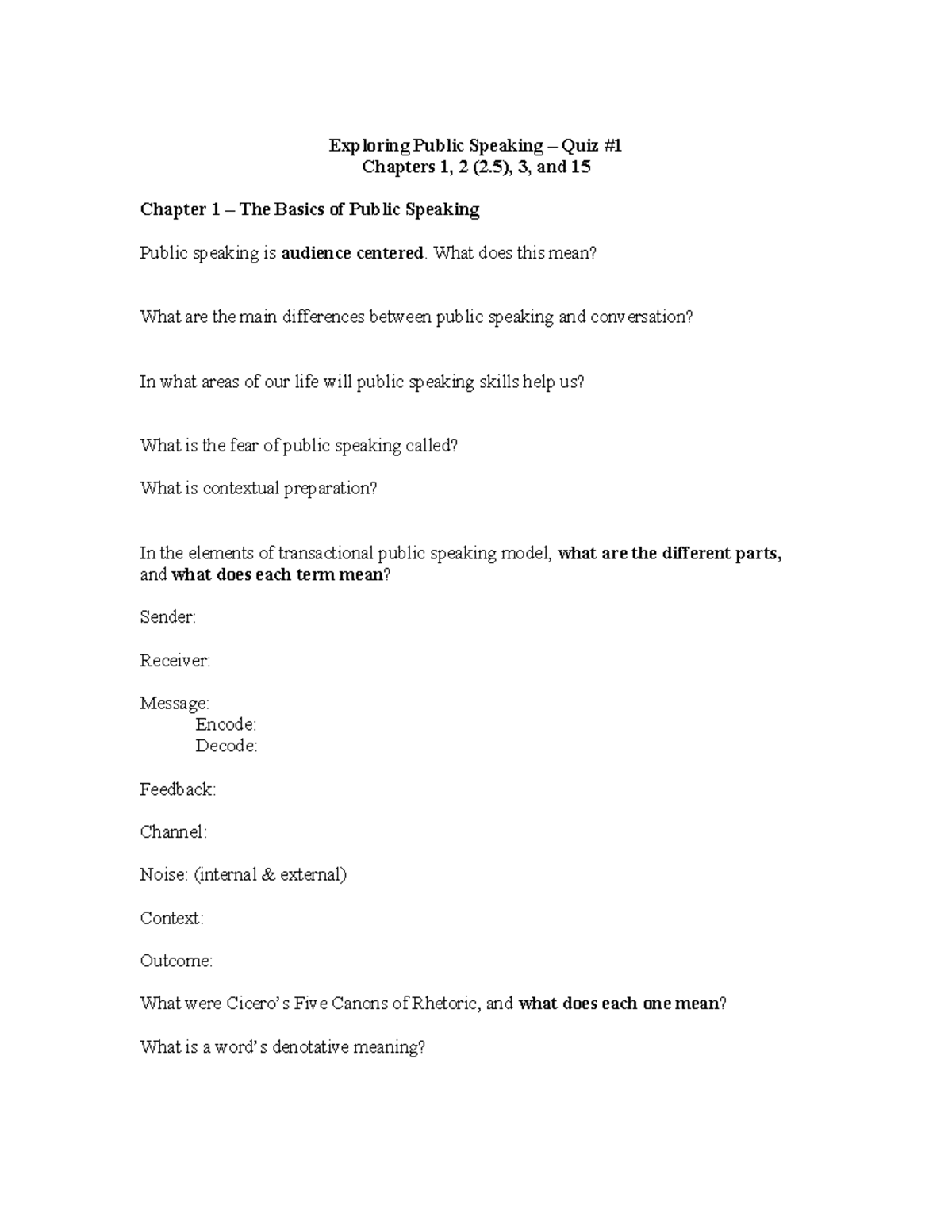 Dalton State Study Guide Quiz #1(10) - Tagged - Exploring Public ...