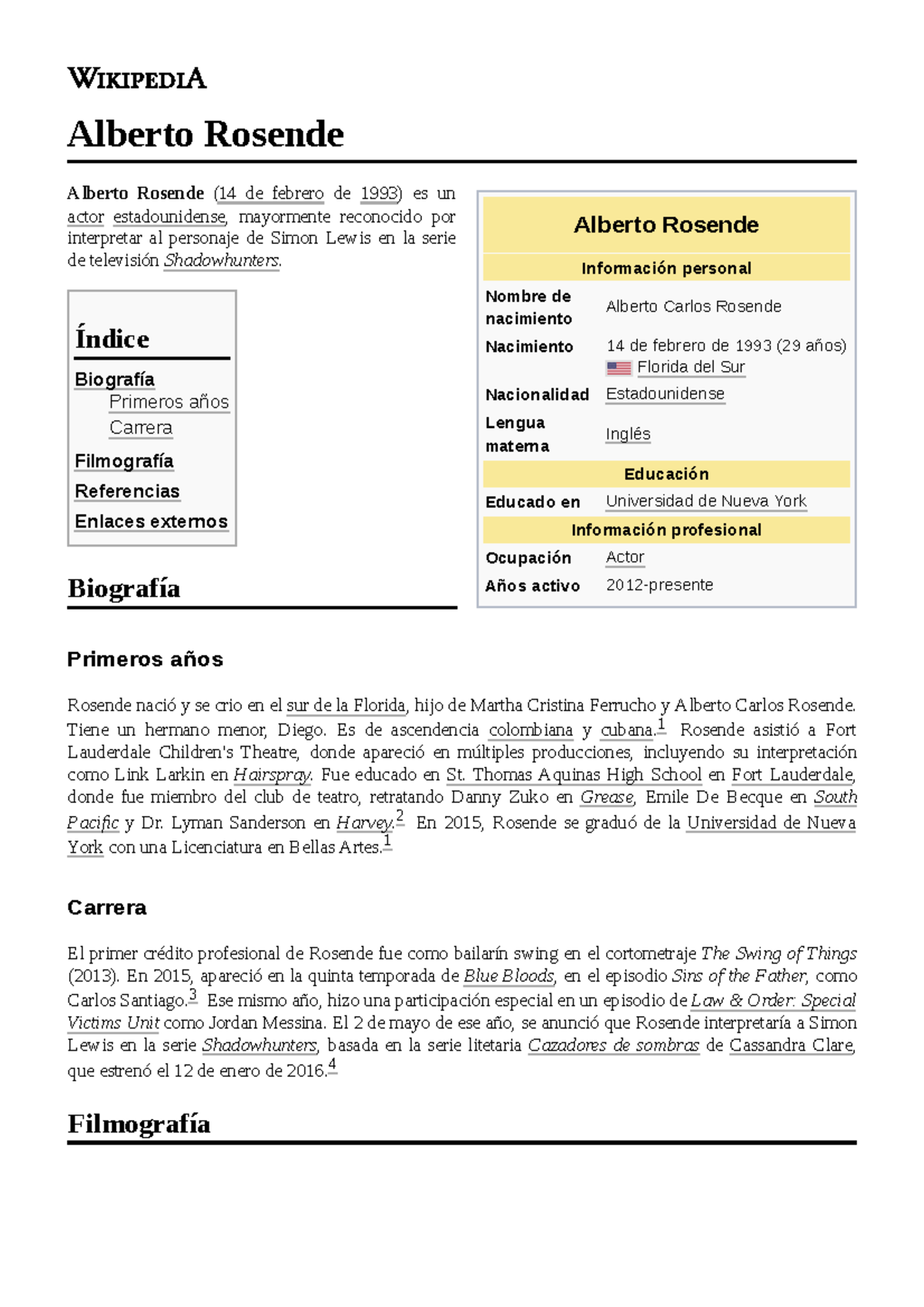 Alberto Rosende - oiuyt - Alberto Rosende Información personal Nombre ...