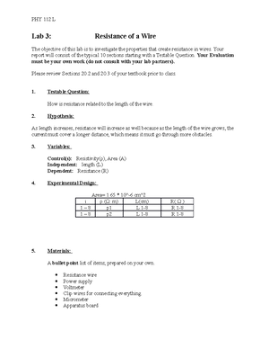 Phy112l - lab4 compound circuits - Lab 4: Compound Circuits The ...