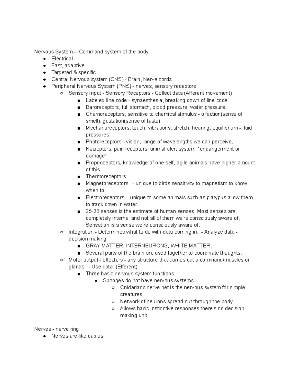 Nervous system Endocrine - Nervous System - Command system of the body ...