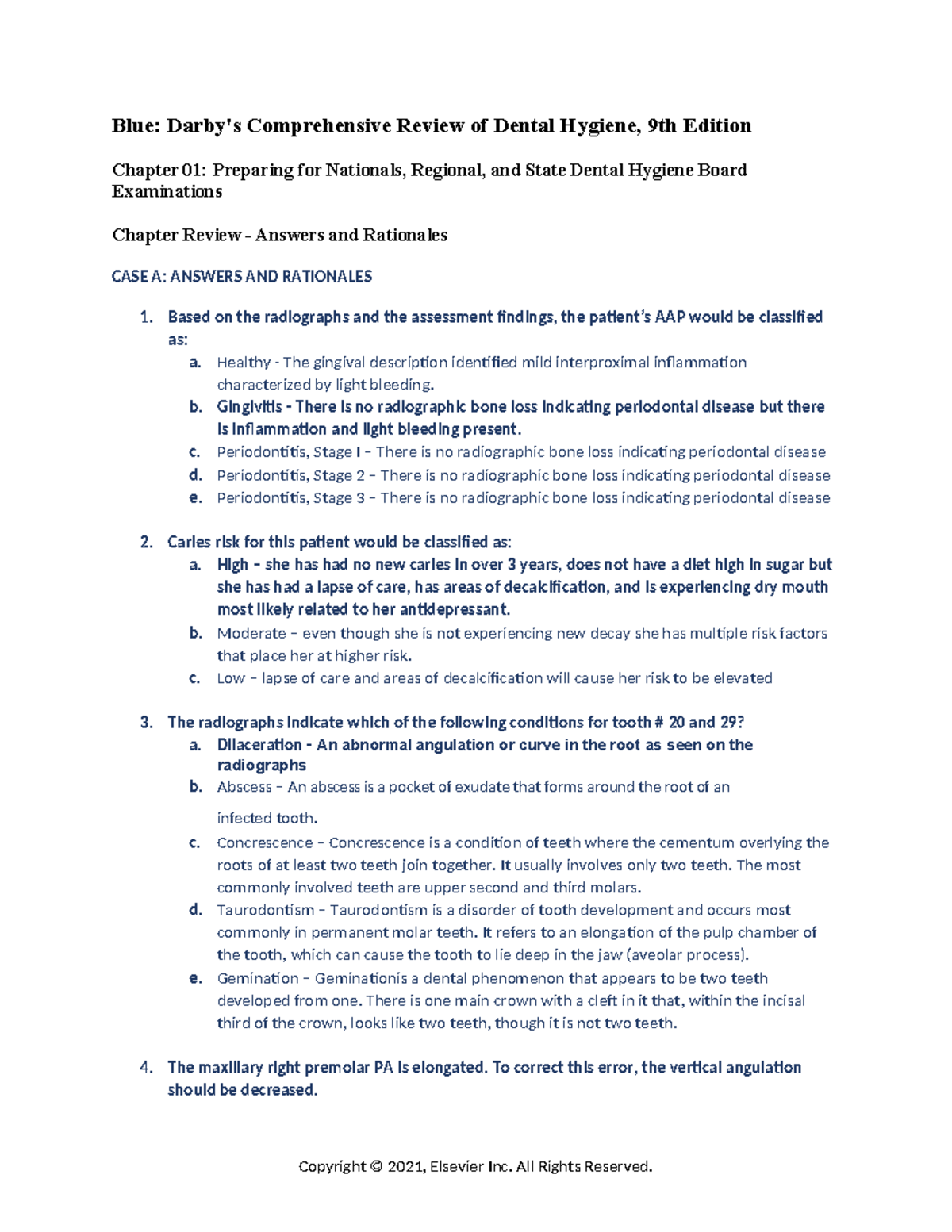 Ch 1 Darby Comprehensive Review - Blue: Darby's Comprehensive Review of ...